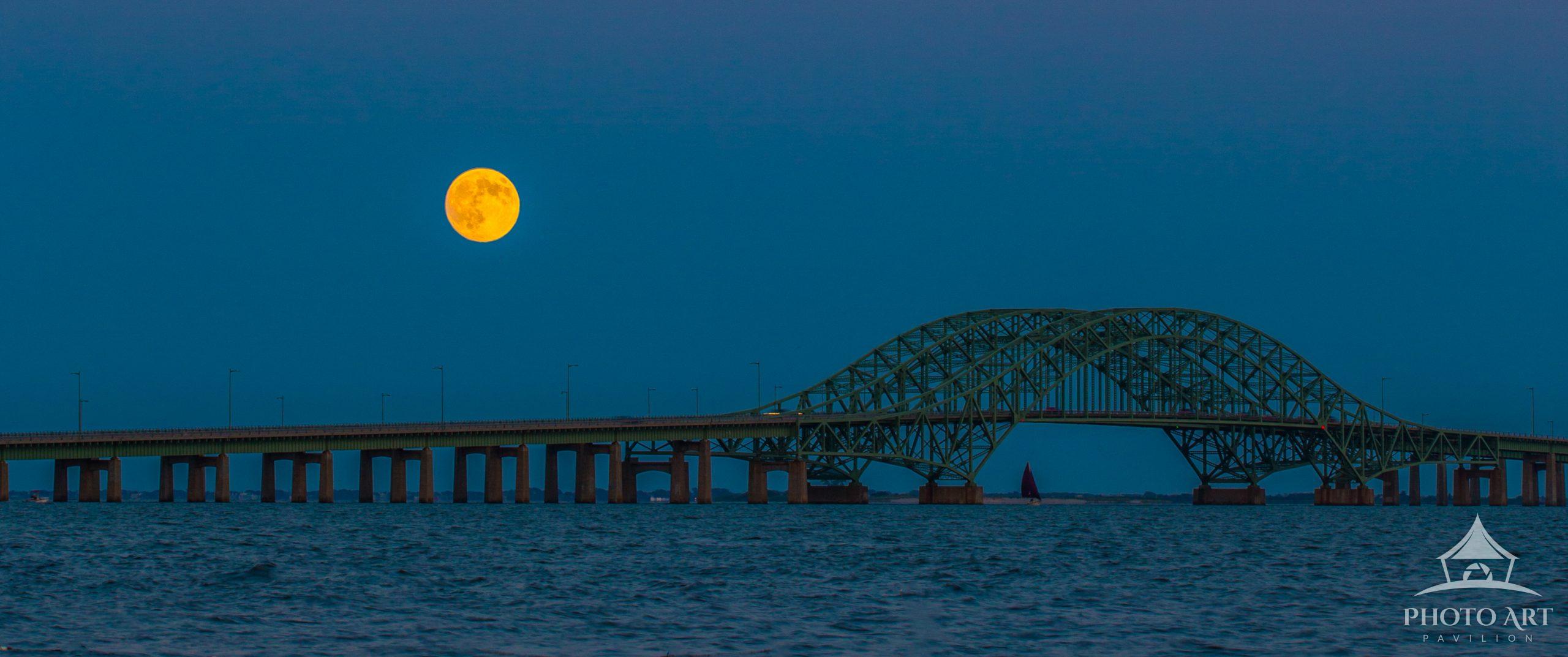 Robert Moses Bridge SuperMoon | Photo Art Pavilion