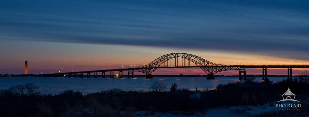 Fire Island Inlet Bridge Sunset 2 Photo Art Pavilion