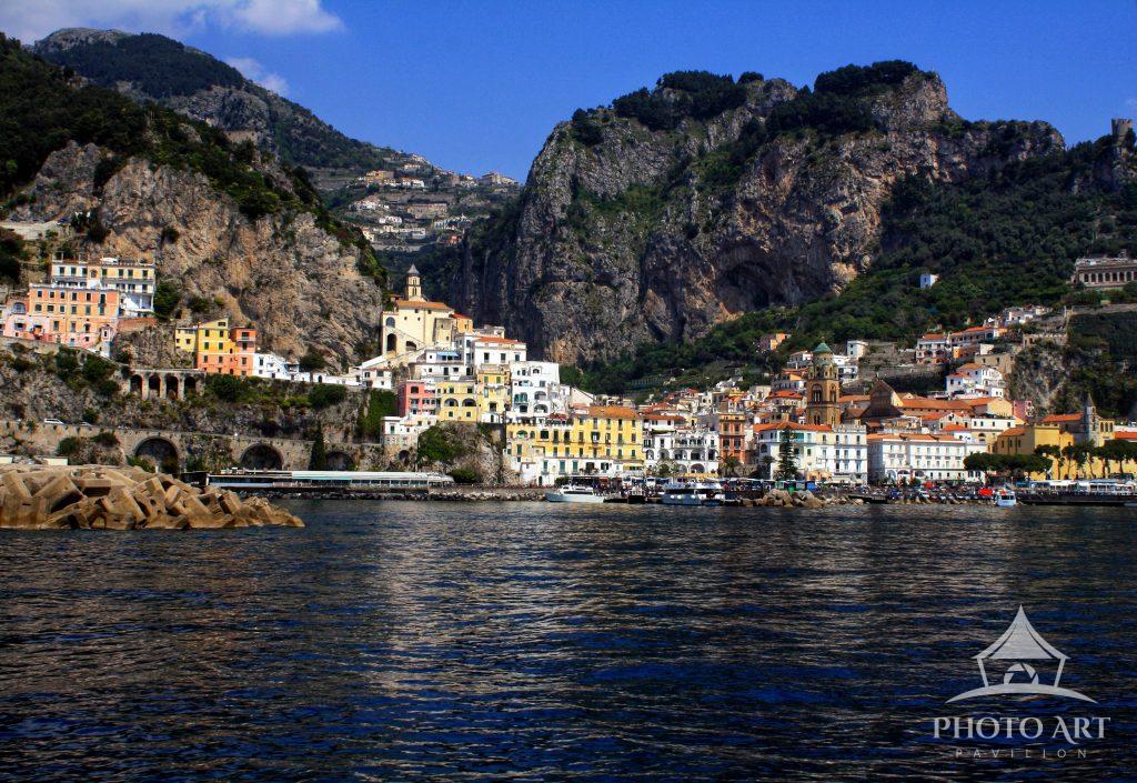 Positano Harbor Photo Art Pavilion