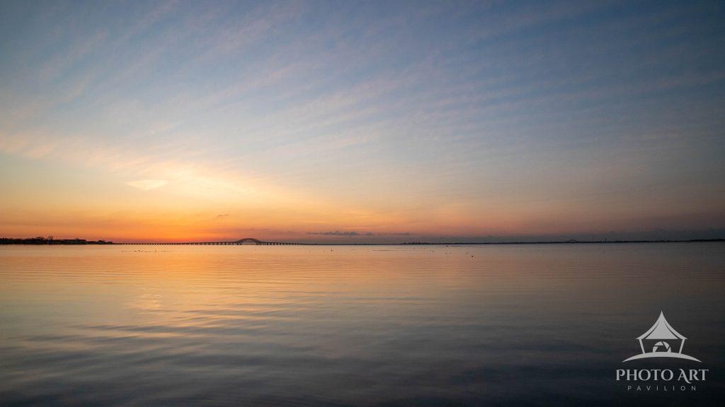 Sunrise Stripes Photo Art Pavilion
