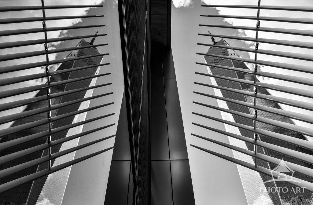WTC Reflection B&W Photo Art Pavilion