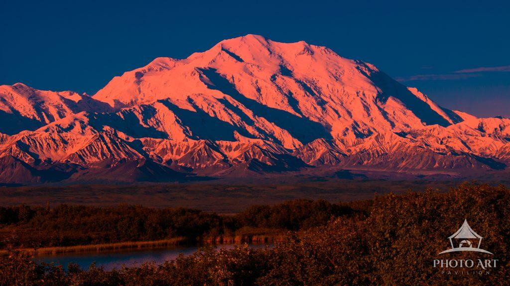 Denali at Sunset Photo Art Pavilion
