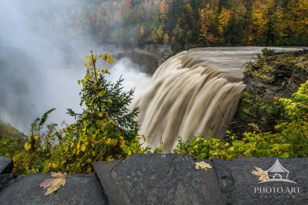 Roaring Middle Falls II Photo Art Pavilion