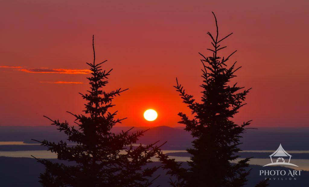 Cadillac Mountain Sunset Photo Art Pavilion