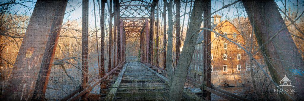 Old South Branch Railroad Bridge Photo Art Pavilion