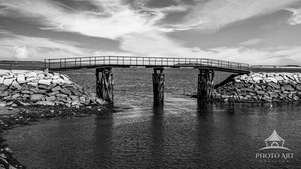 Jetty Bridge B&W Photo Art Pavilion